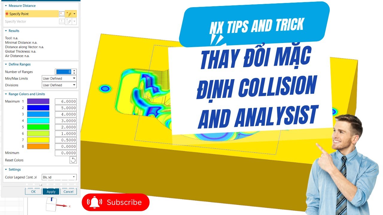 NX CAM | Thiết lập mặc định Collision check và Analysis - YouTube