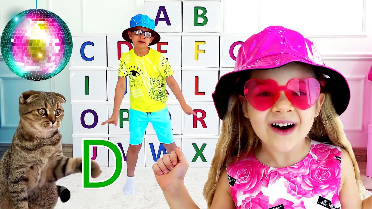 Abc Ucz Się Angielskiego Alfabetu Z Dianą I Romą Youtube