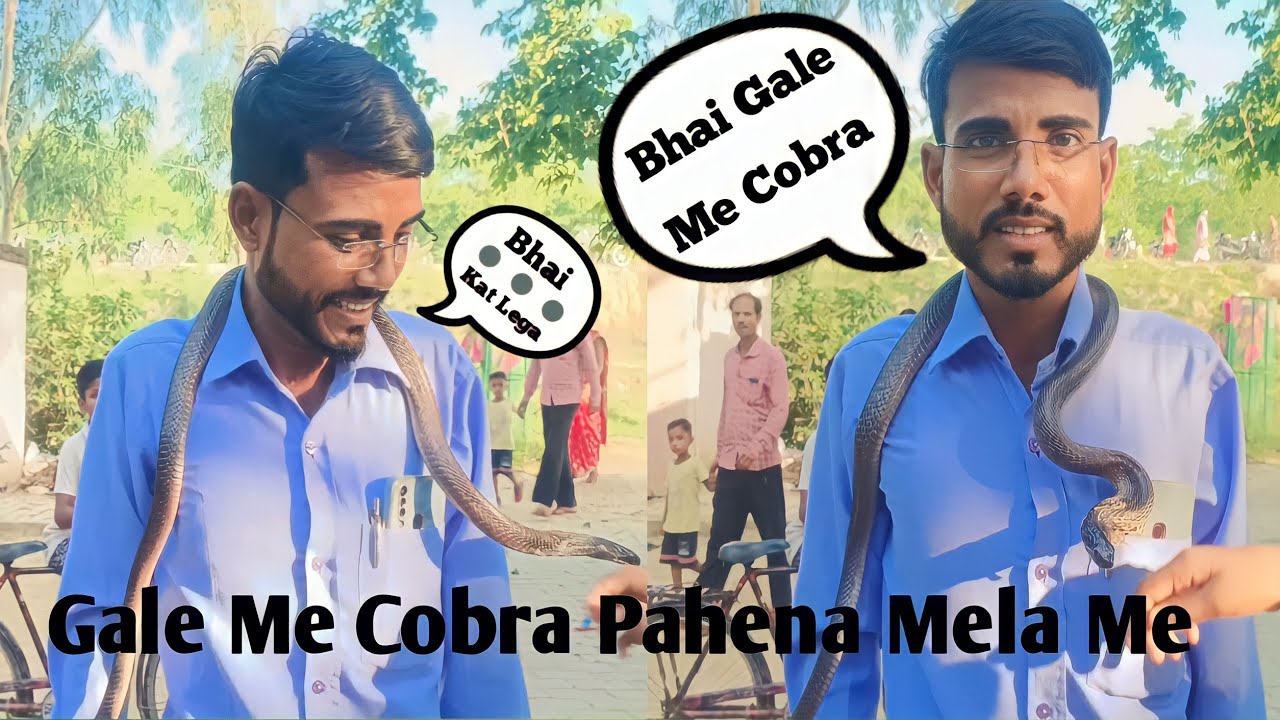 Gale Me Cobra Pahena Mela Me #guddusaroojvlogs - YouTube