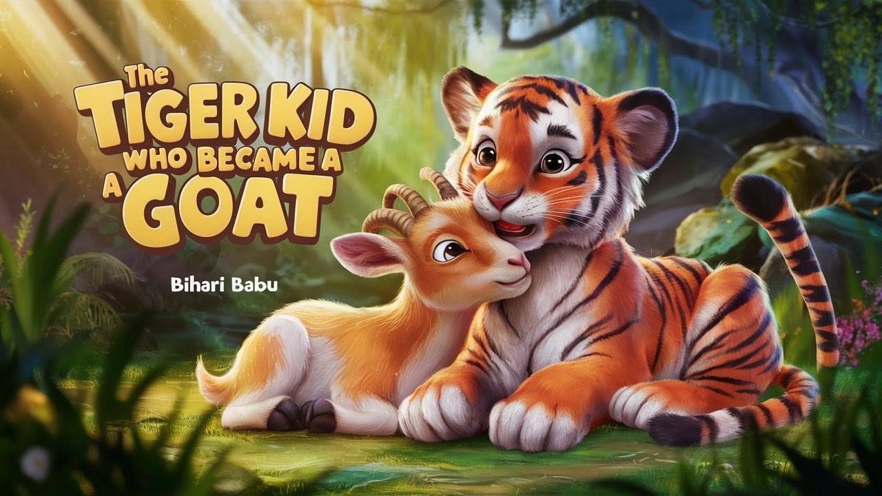 "The Tiger Kid Who Became a Goat: A Heartwarming Tale | Bihari Babu ...