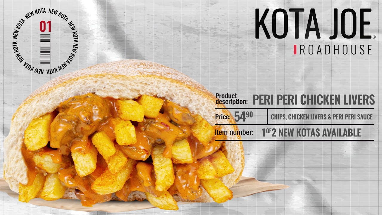 Kota Joe Roadhouse - Peri Peri Chicken Livers Kota - YouTube