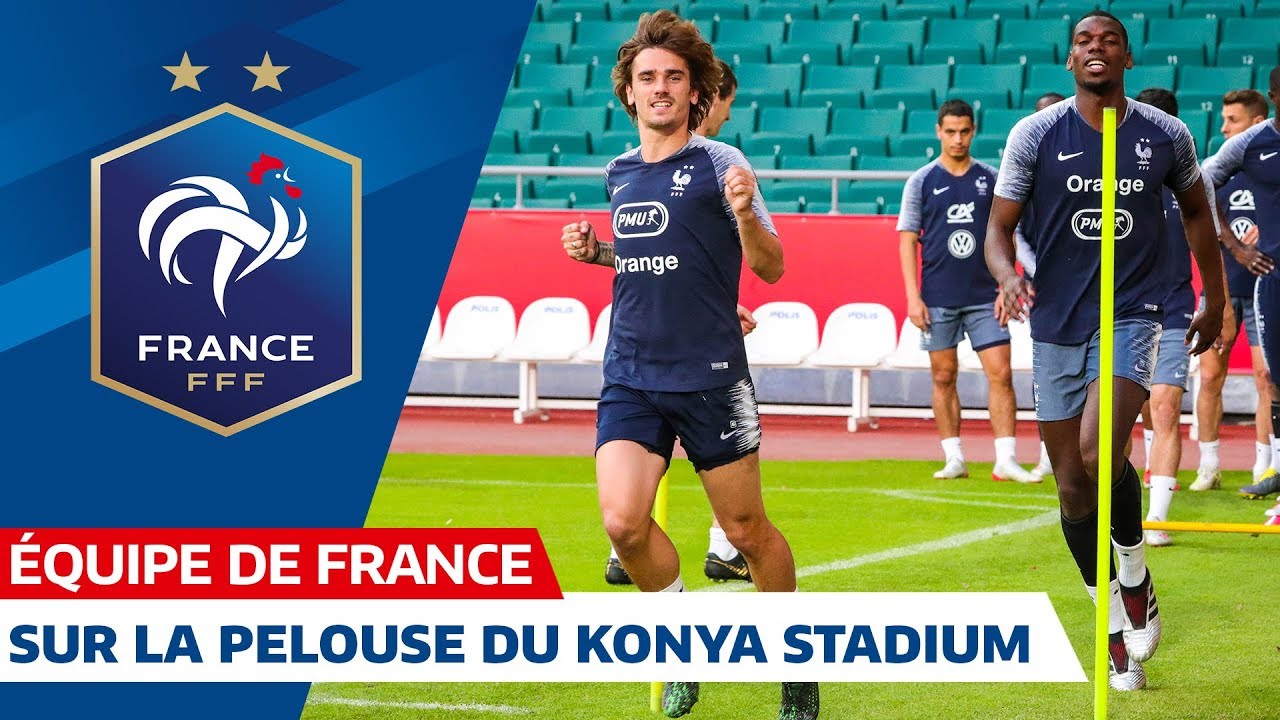 Veille de Turquie-France à Konya, Equipe de France I FFF 2019 - YouTube