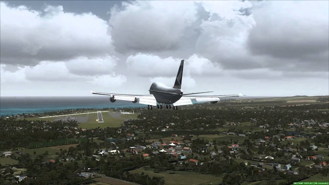 Maui Approach 747-300 [FSX FTX Global & Vector] - YouTube