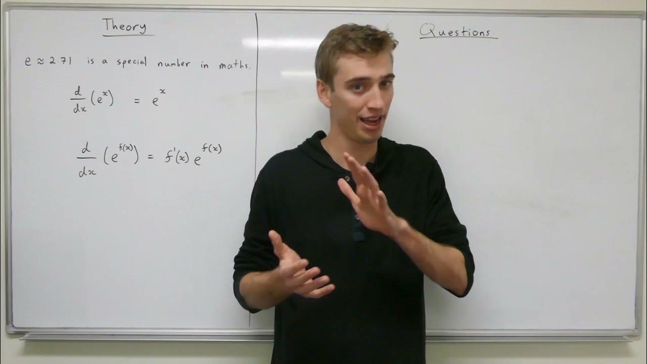 Differentiating exponential functions - YouTube
