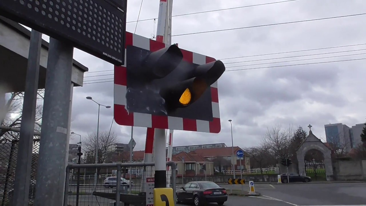 *MISUSE* Merrion Gates Level Crossing, Dublin - YouTube