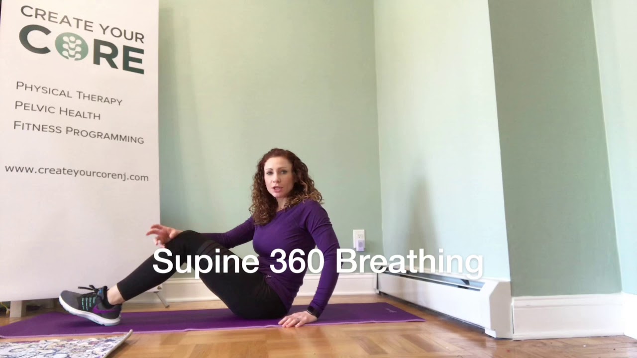 360 Breathing - Supine - Create Your Core - YouTube