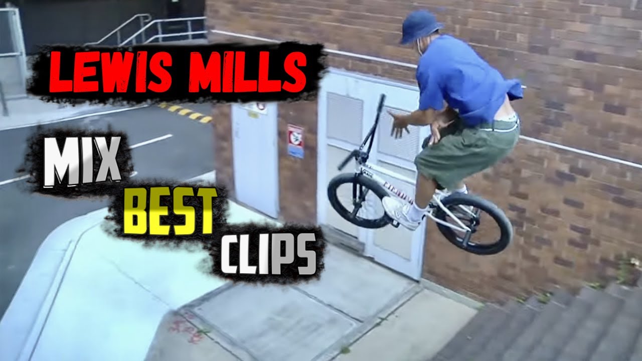 LEWIS MILLS INSTAGRAM MIX CLIPS / STREET PRO BMX RIDER - YouTube