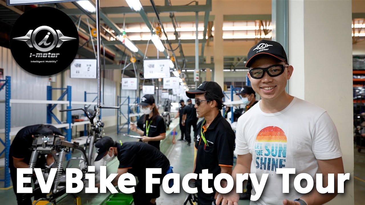 FULL TOUR of EV Motorcycle Factory! (I-Motor Thailand) - YouTube