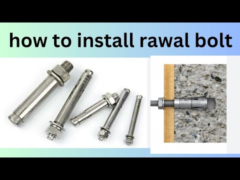 How to Install Rawl Bolt | Step-by-Step Anchor Bolt Installation Guide ...