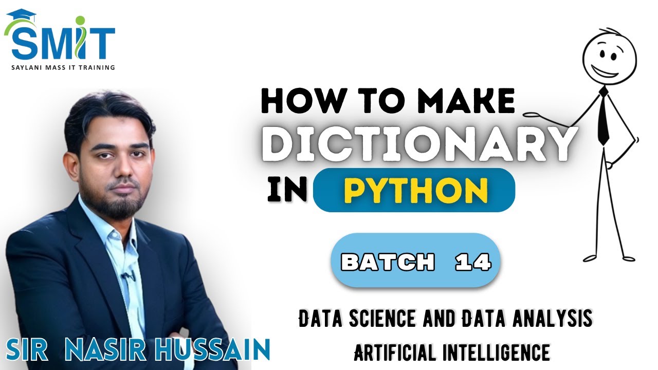 How to Make a Dictionary in Python | BATCH 14 - YouTube