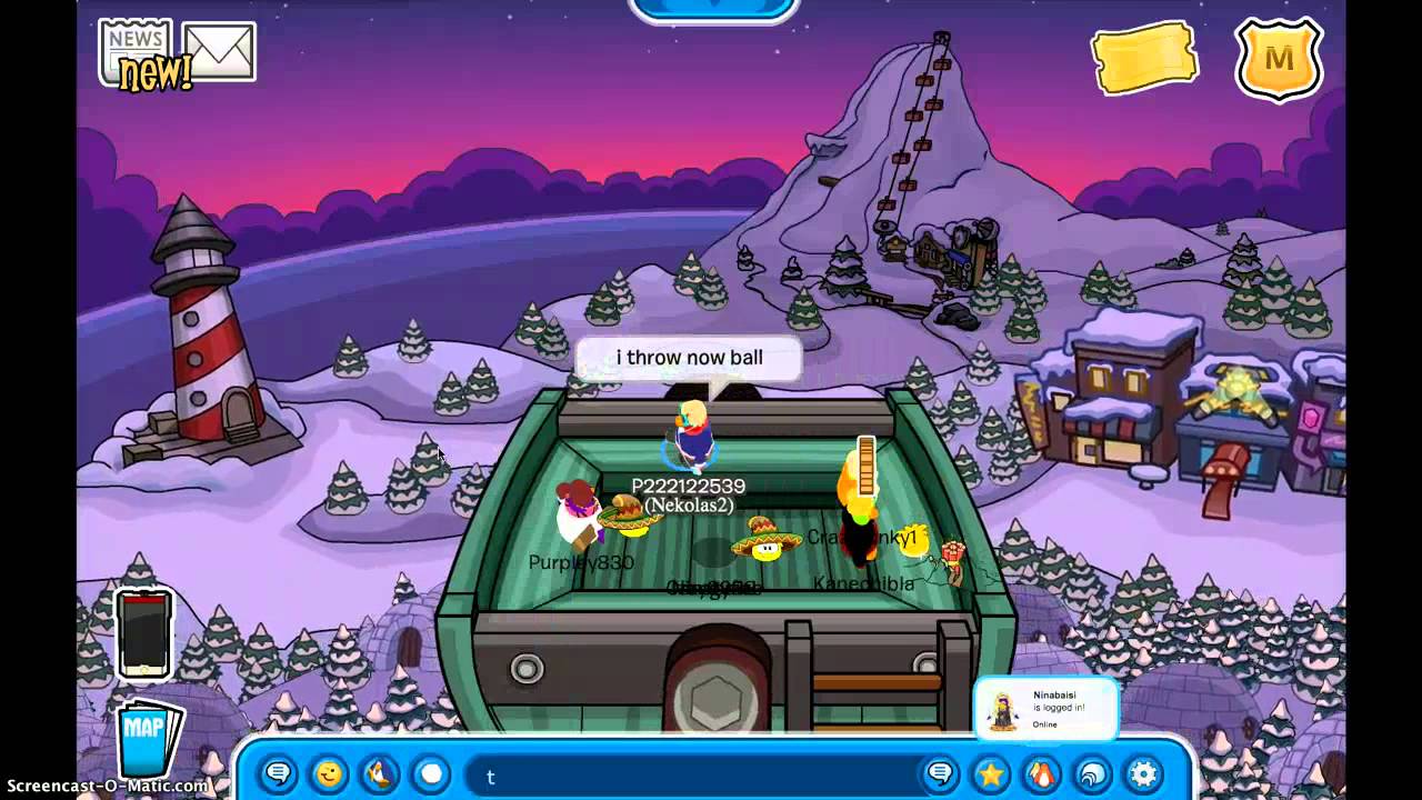 WAGOOON WHEEL! - CLUB PENGUIN - YouTube