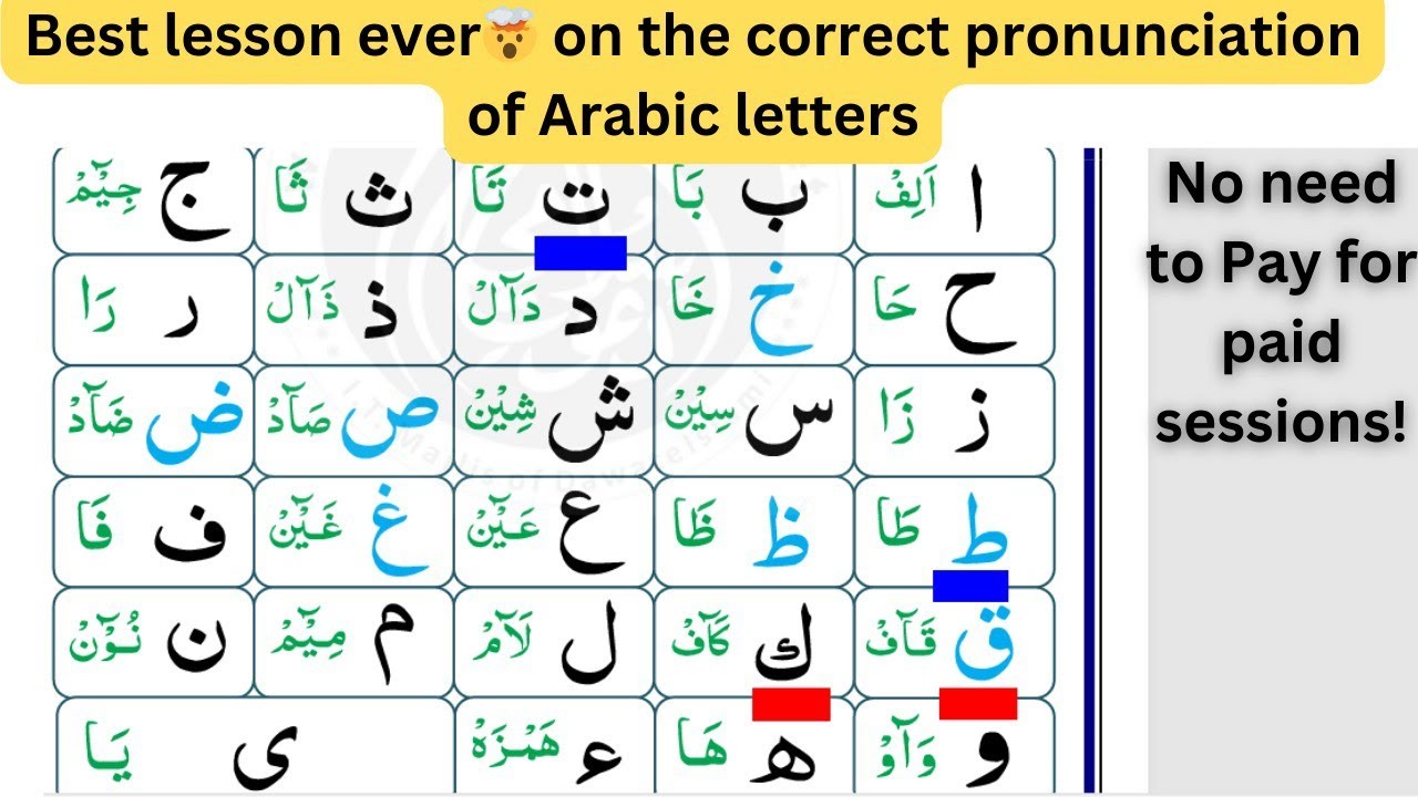 Learn Qaida with Tajweed in English (Lesson 1)Learn to recite Qur'an ...