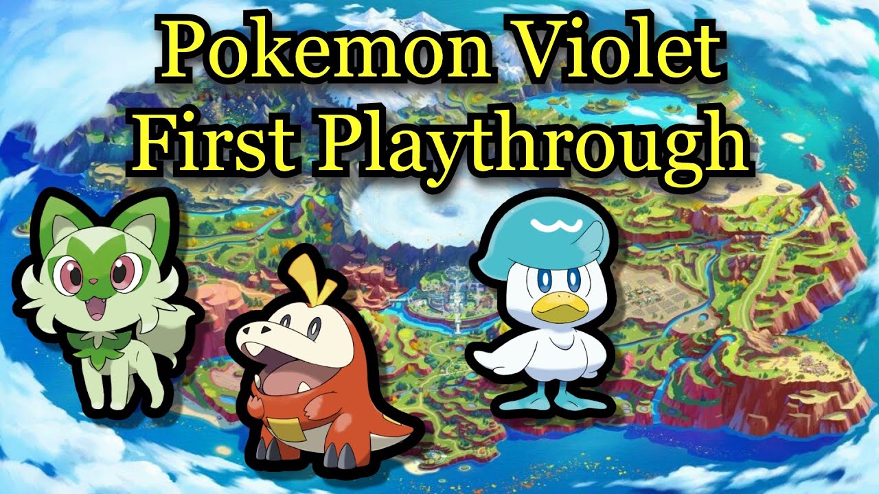 Pokemon Violet First Playthrough! - YouTube