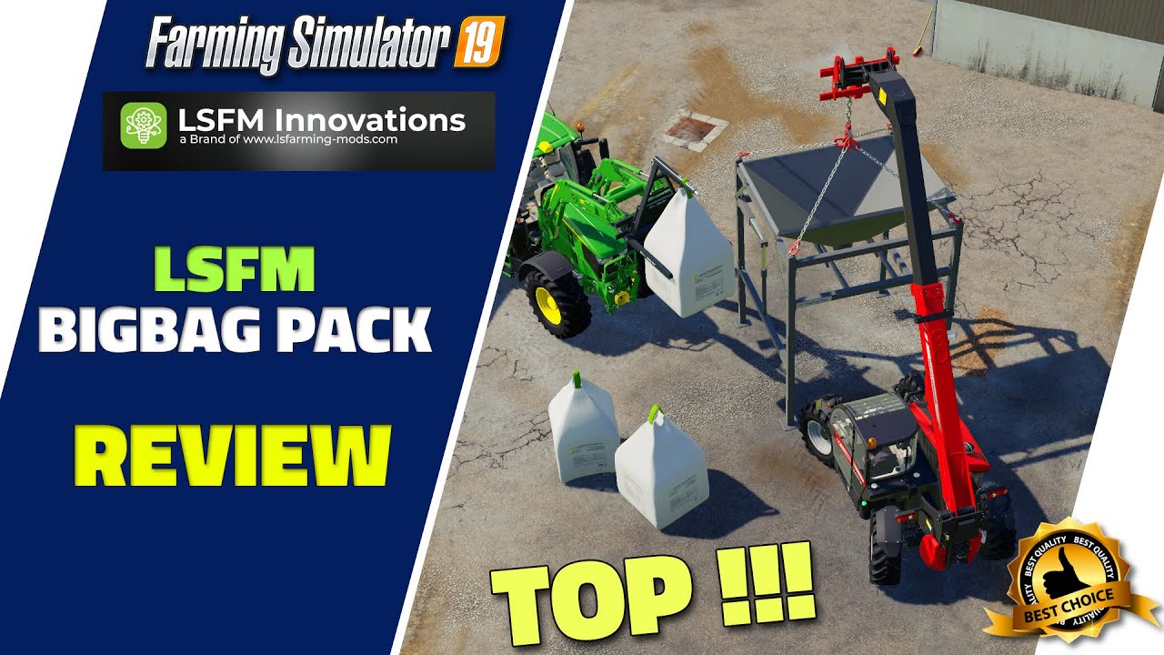 FS19 | REVIEW - LSFM BigBag Pack - YouTube