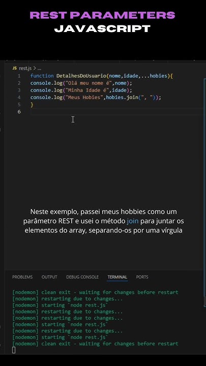 Rest Parameters Javascript Javascript Webdeveloper Backend Frontend