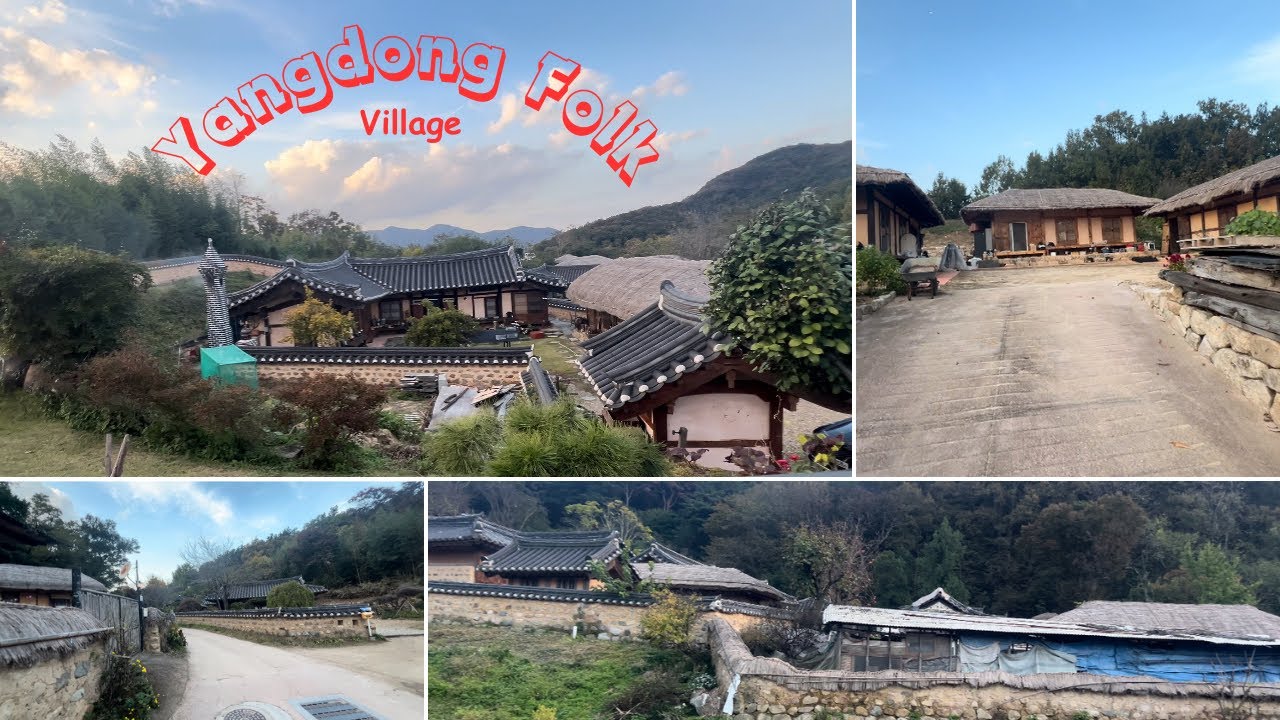 Korea 🇰🇷| Explore 500 Year Old Yangdon Folk Village| Khám Phá Ngôi Làng ...
