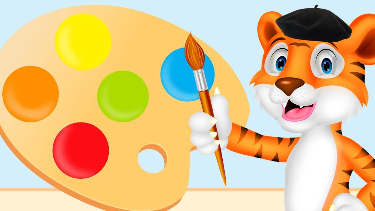 Learn colors for toddlers English 🎨 Educational learning videos for ...