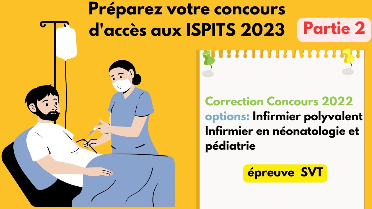 Correction :concours d'accès aux ISPITS :épreuve SVT ️ options:IP et ...