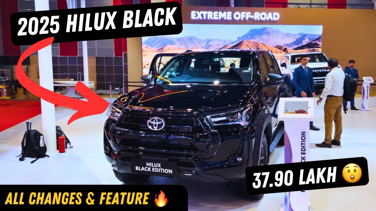 MAFIA SUV 🔥 2025 Hilux Black Edition - All Changes & Features | Worth ...