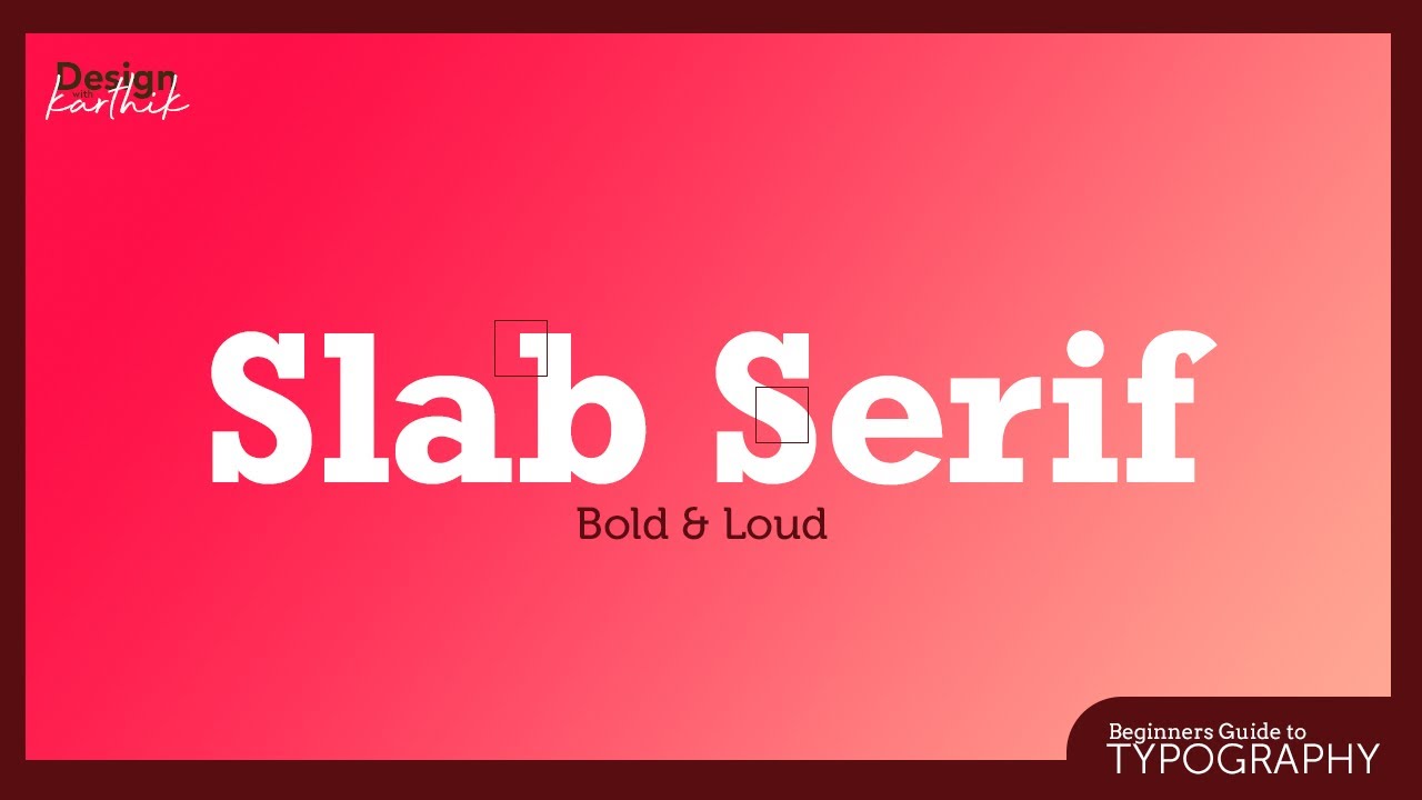 Slab Serif Fonts in Typography-Explained in Detail | Basics of ...