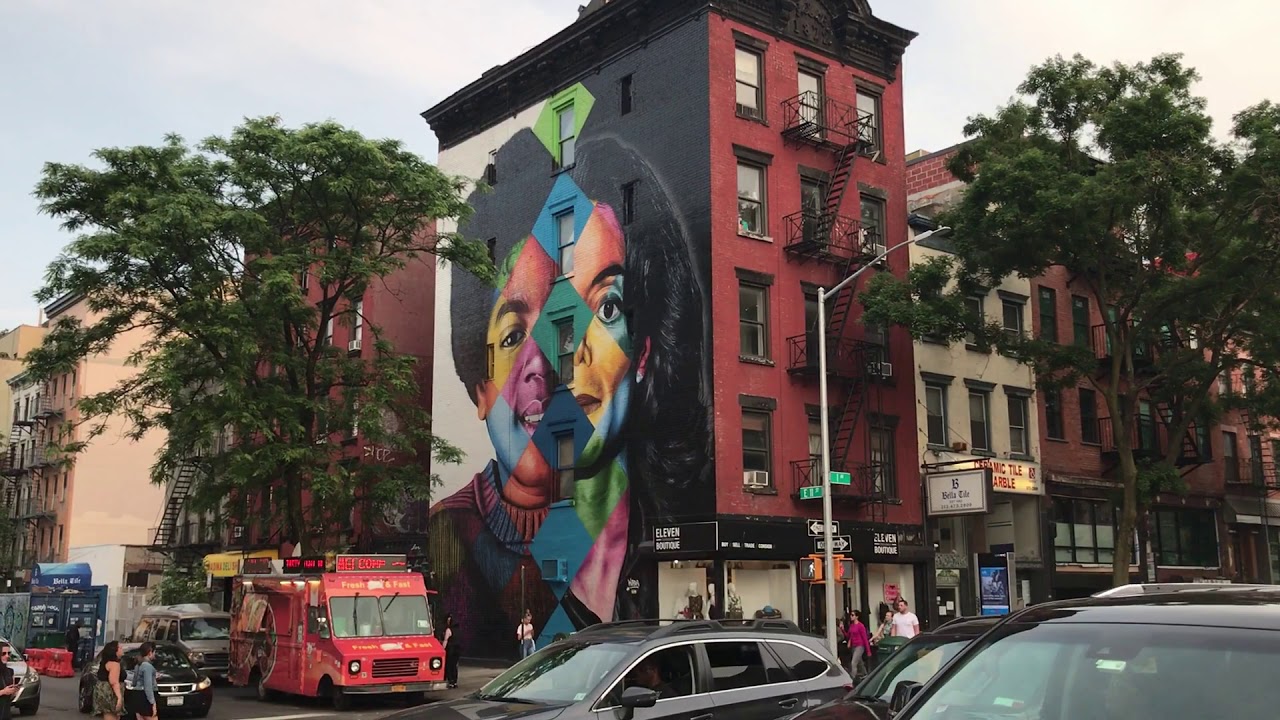 MIchael Jackson Mural in Manhattan - YouTube