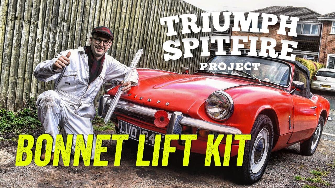 Triumph Spitfire Bonnet Lift Kit - YouTube