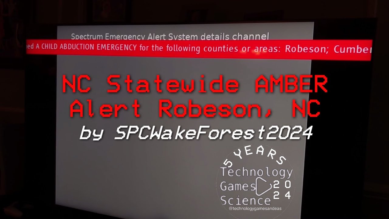NC Statewide AMBER Alert for Robeson, NC! (EAS Child Abduction ...