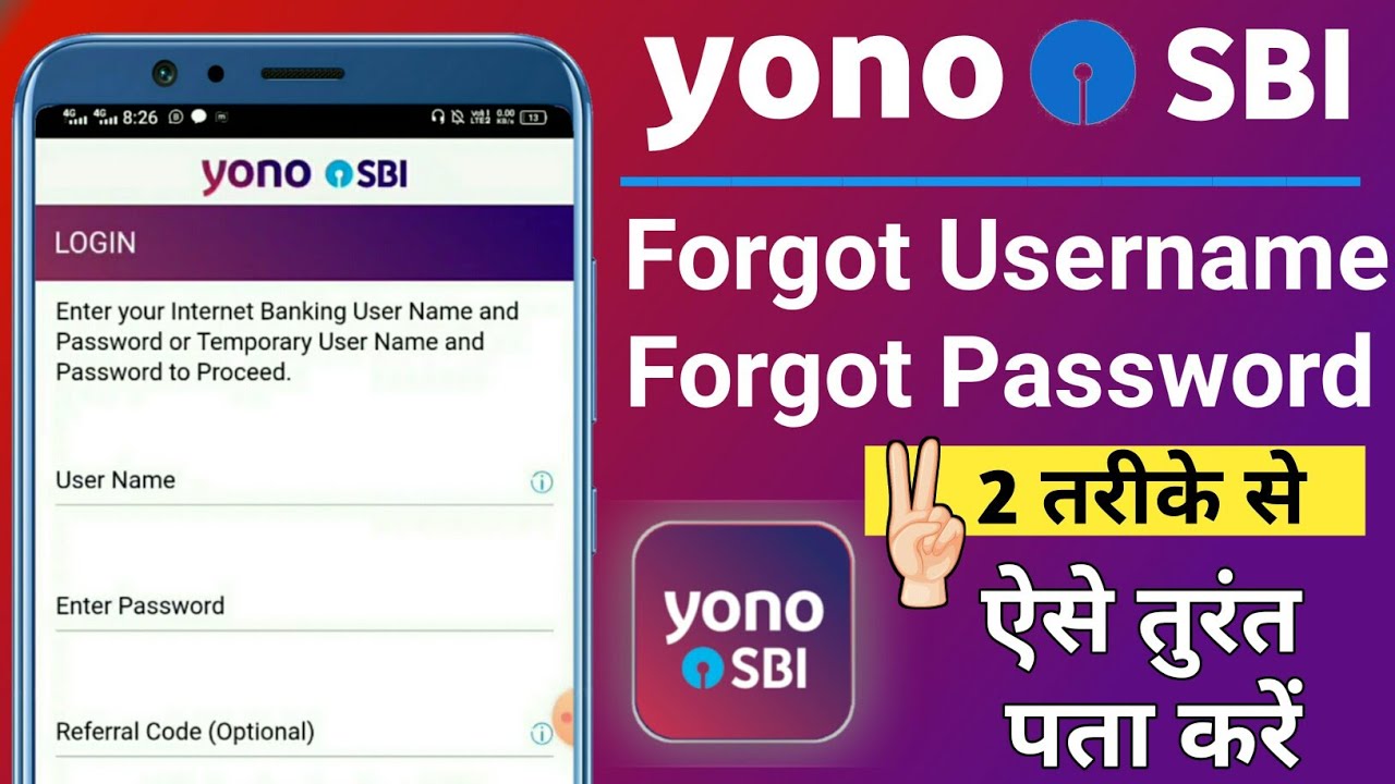 Yono SBI Forgot Username And Password How To Reset Yono Sbi Username yono-sbi-forgot-username-and-password-how-to-reset-yono-sbi-username