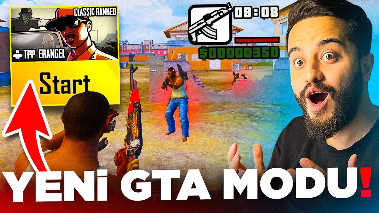 OHA! GTA SAN ANDREAS MODU ve KARAKTERİ! CJ ERANGEL DE! PUBG Mobile ...