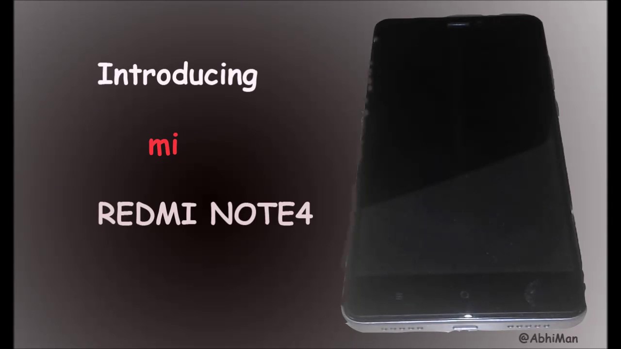 Introducing!! Mi Redmi Note 4. - YouTube