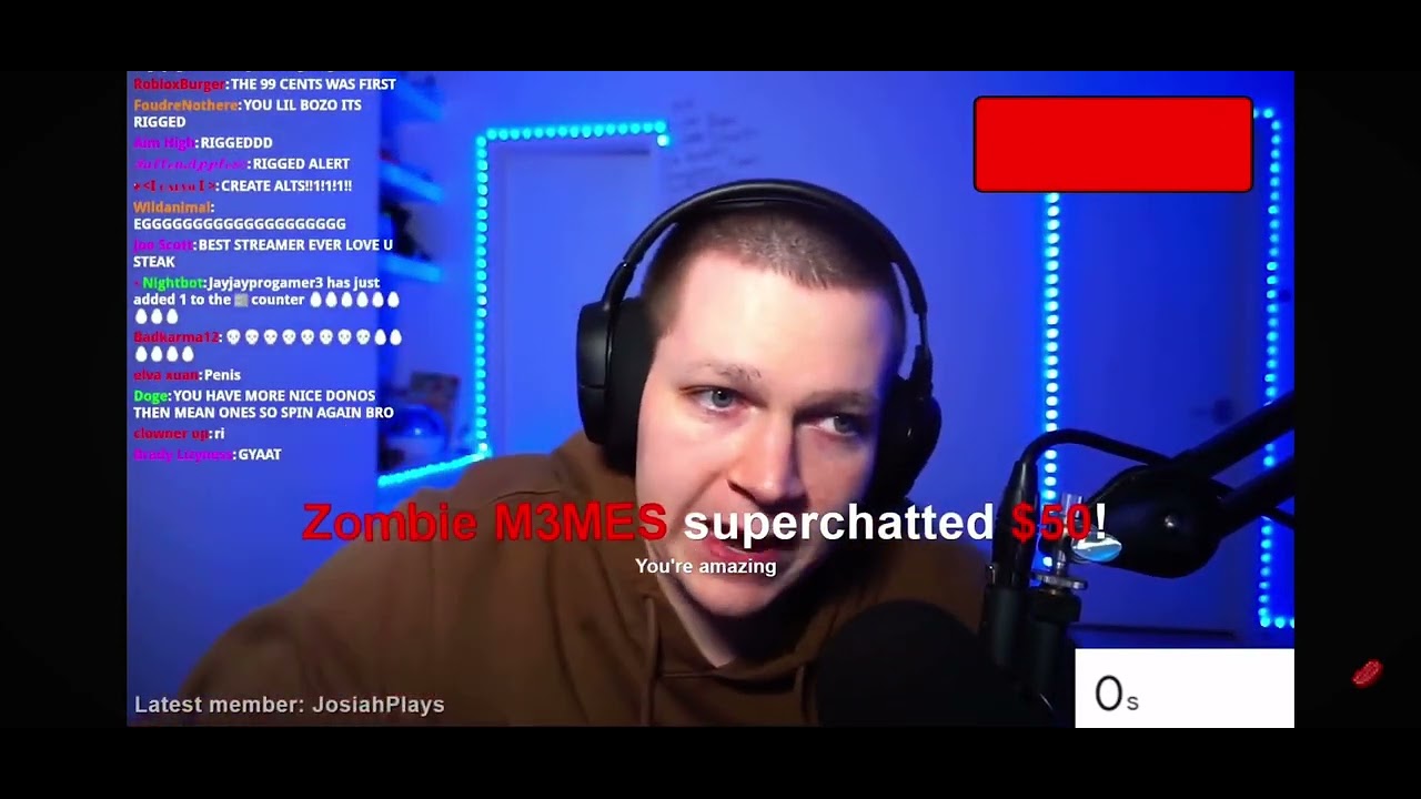 Zombie M3ME Donates $50 To Steak.. - YouTube