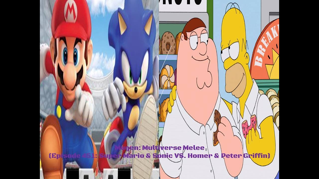 Mugen: Multiverse Melee (Episode 451: Super Mario & Sonic VS. Homer ...