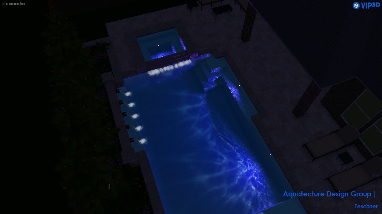 Custom pool design for the Teschner family - YouTube