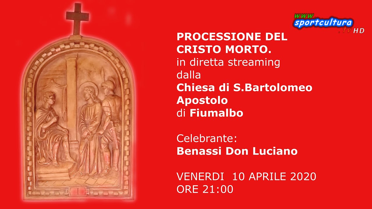 VIA CRUCIS. Processione del CRISTO MORTO. - YouTube
