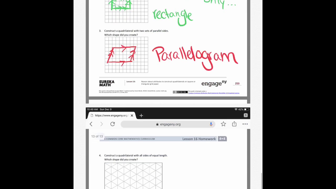 Module 4, Lesson 16 Homework Help - YouTube