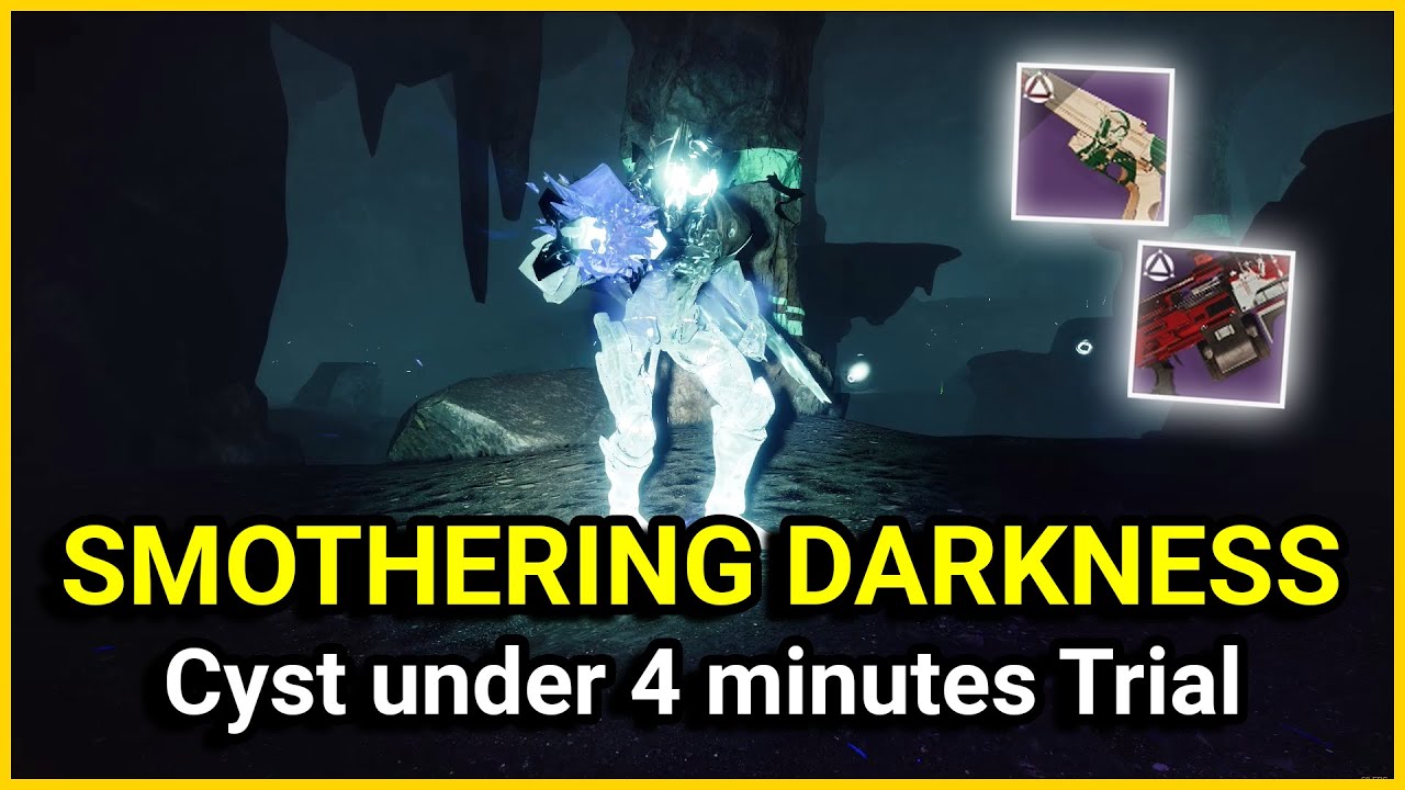 Cyst Smothering Darkness Solo in under 4 minutes Time Trial Destiny 2 ...