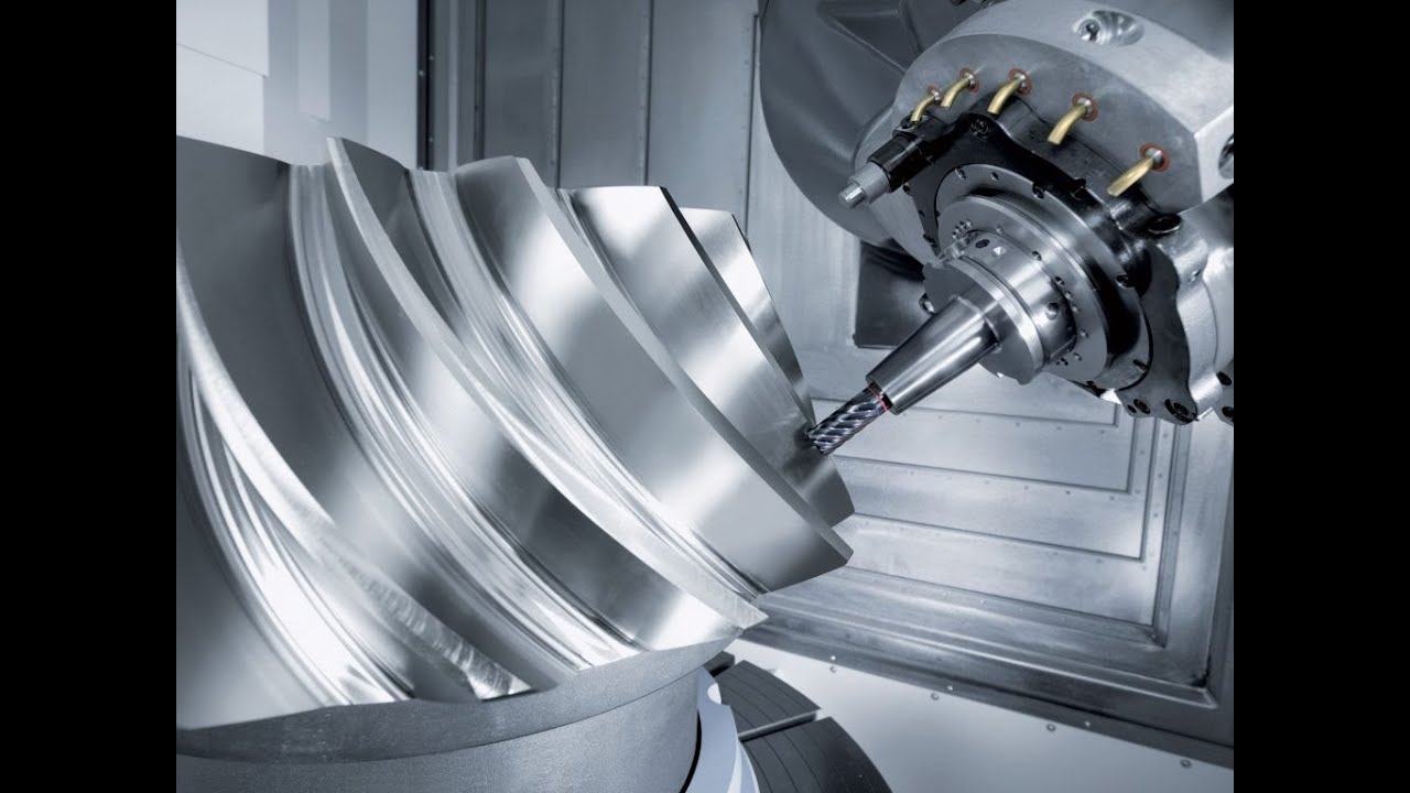 Examples of angled milling - YouTube