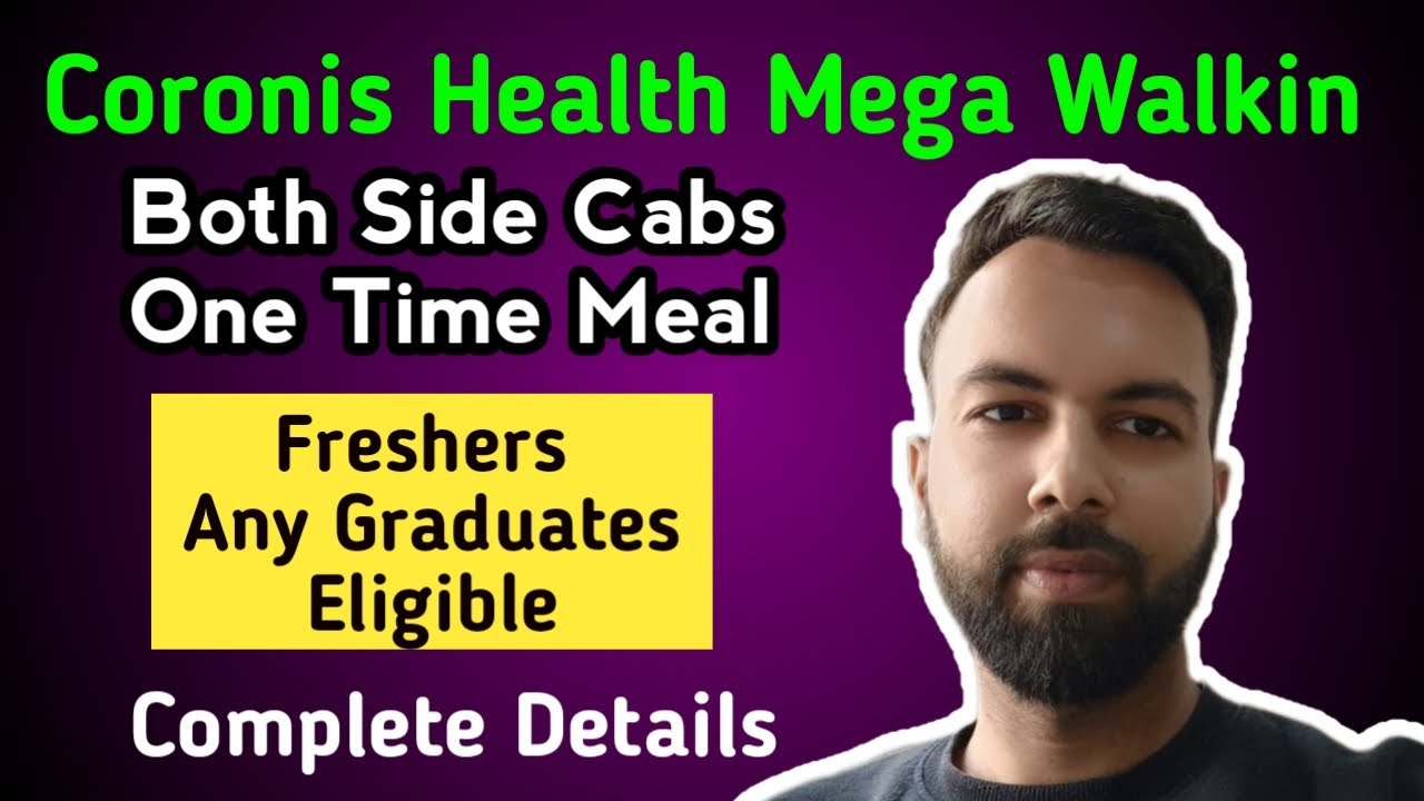 Coronis Health Mega Walkin Drive 💯 | Coronis Health Noida Sector 62 ...
