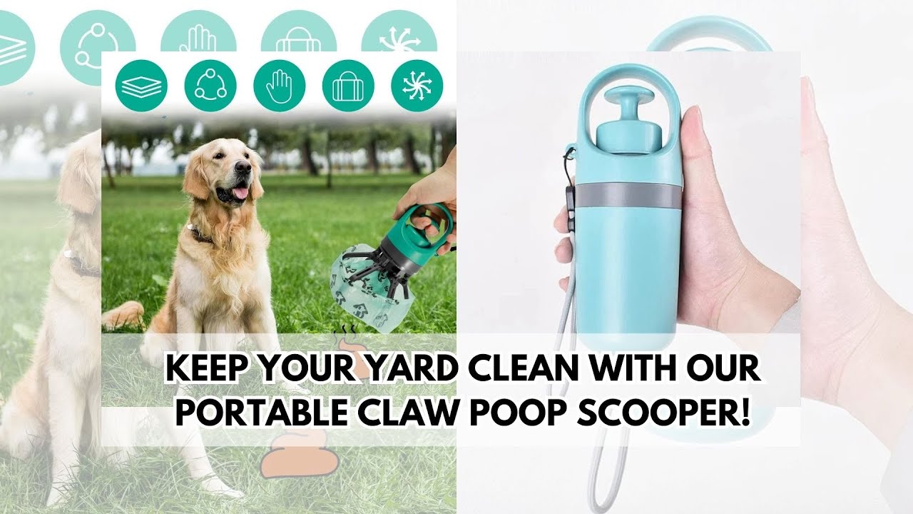 Portable Claw Poop Scooper - YouTube