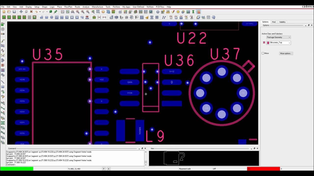 Tutorial Cadence OrCAD and Allegro PCB Editor - Change Text Line Thickness - YouTube