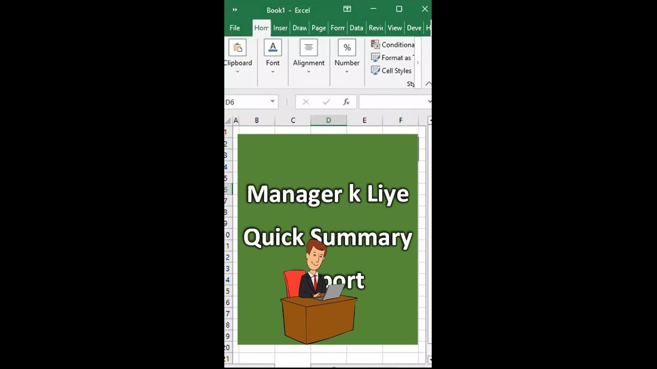 Quick Pivot Table Summarize Data In Excel Summary Report In Excel 5935