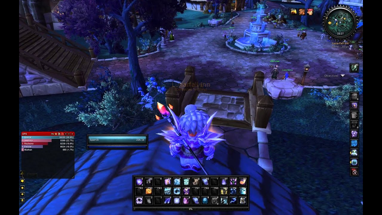WoW Garrison Mage Blink Bug - YouTube