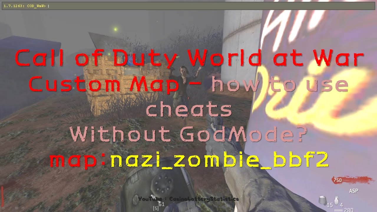 Call of Duty World at War Custom Map 18 - nazi_zombie_bbf2 How to use ...