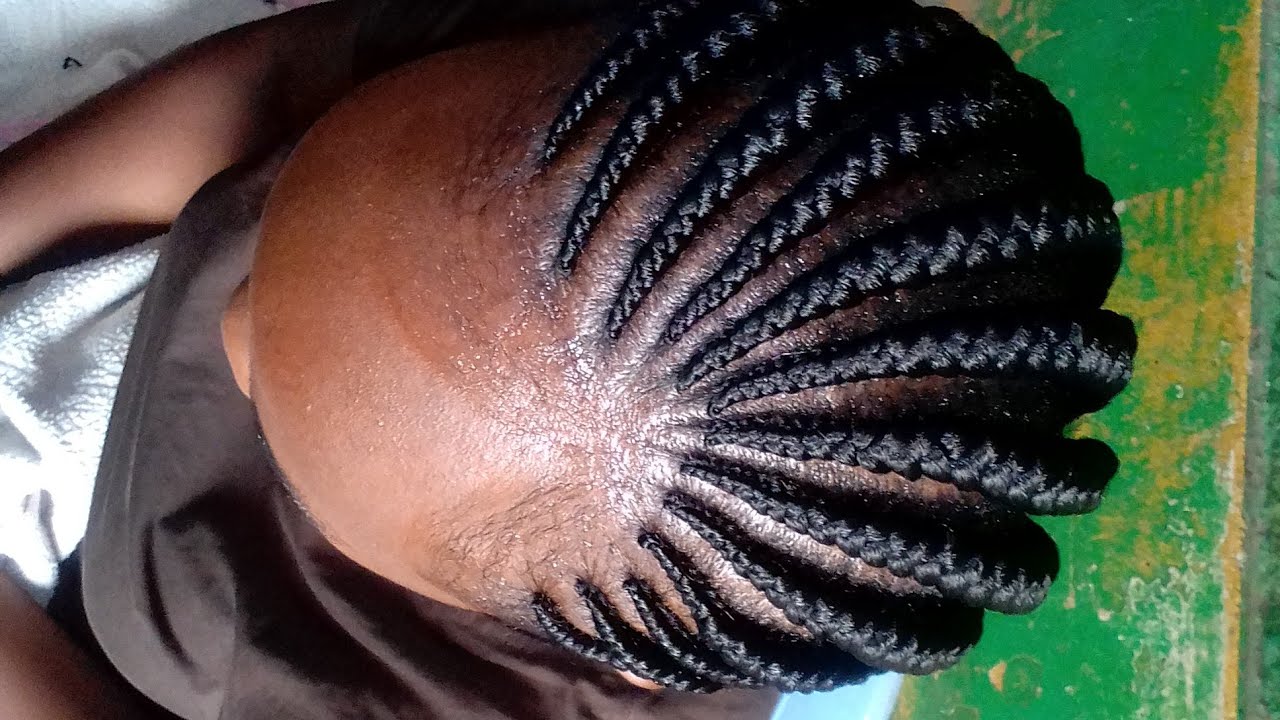 premade cornrows ( Bandika). - YouTube