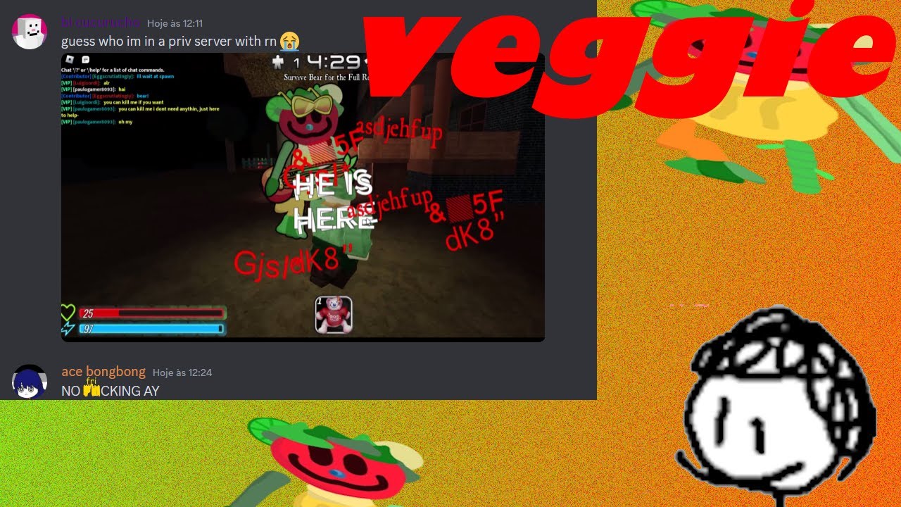 Veggie Bear encontrado na natureza (ele me matou) - BEAR* - YouTube