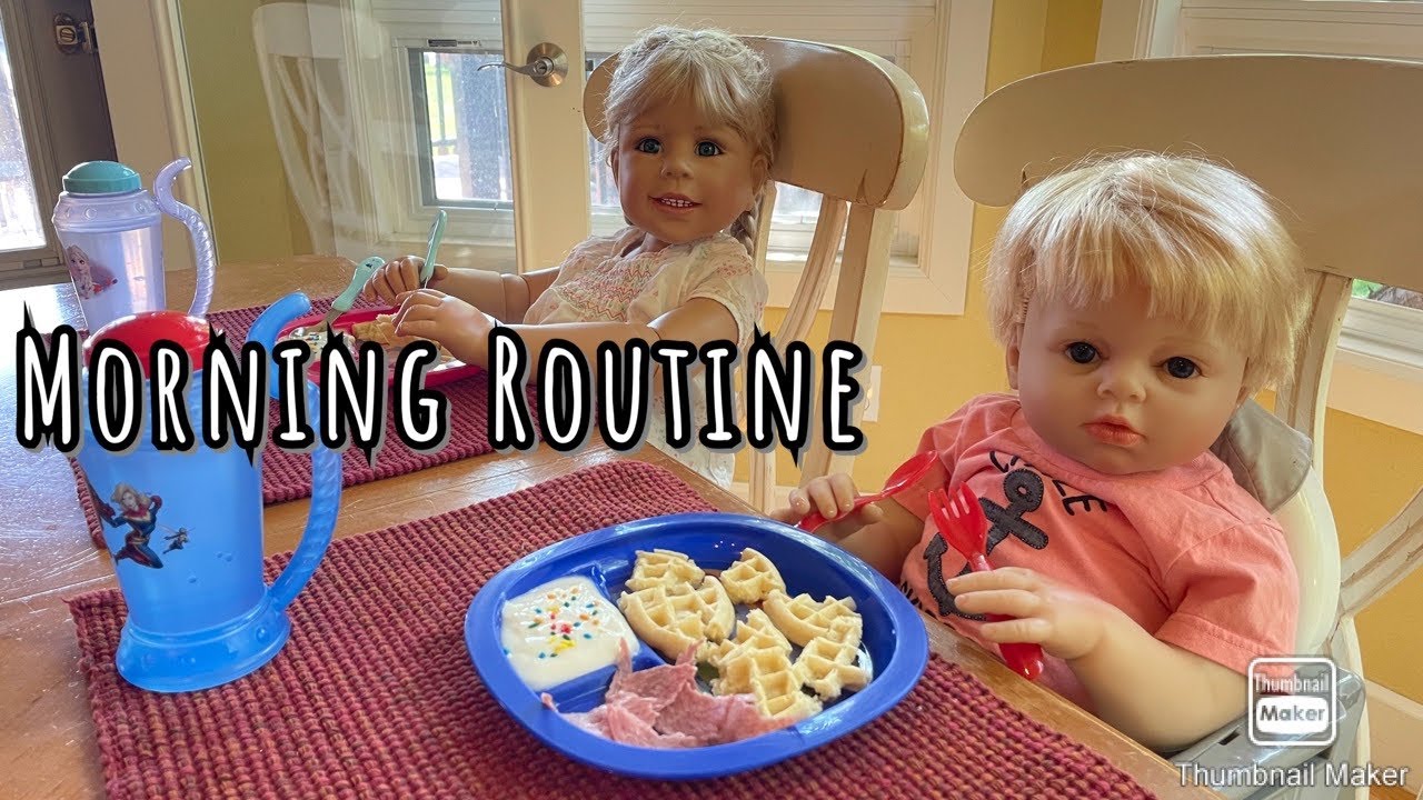 Morning Routine of Two Toddlers|Bunnies Nursery - YouTube