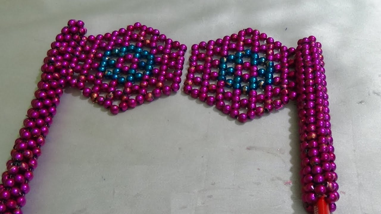 Make beaded Pankhi for Bal Gopal - easy step by step DIY tutorial ...