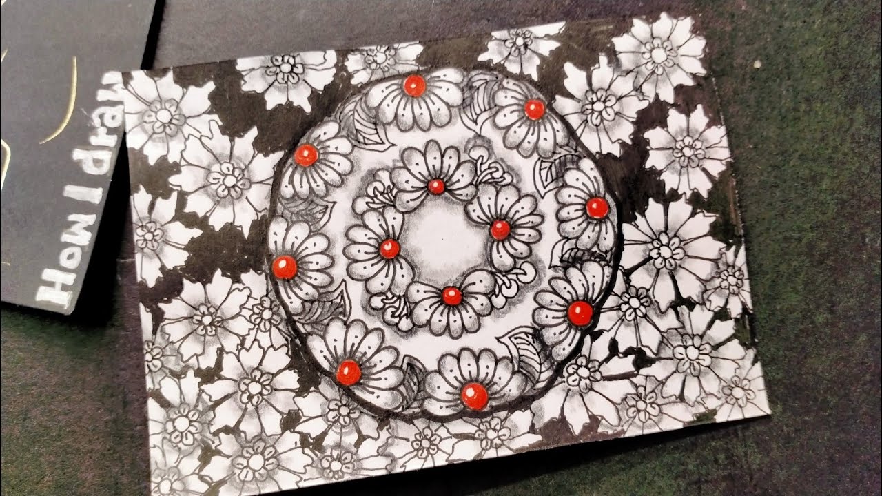 flowers ball,Zentangle Mandala Doodle patterns Ideas, 2024_77 - YouTube