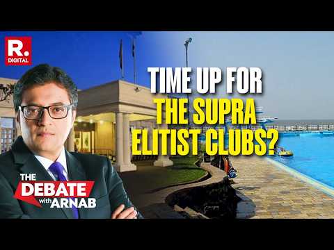 Debate With Arnab: Why Taxpayers Money Be Wasted On Elitist Gymkhana/ Breach Candy Clubs?