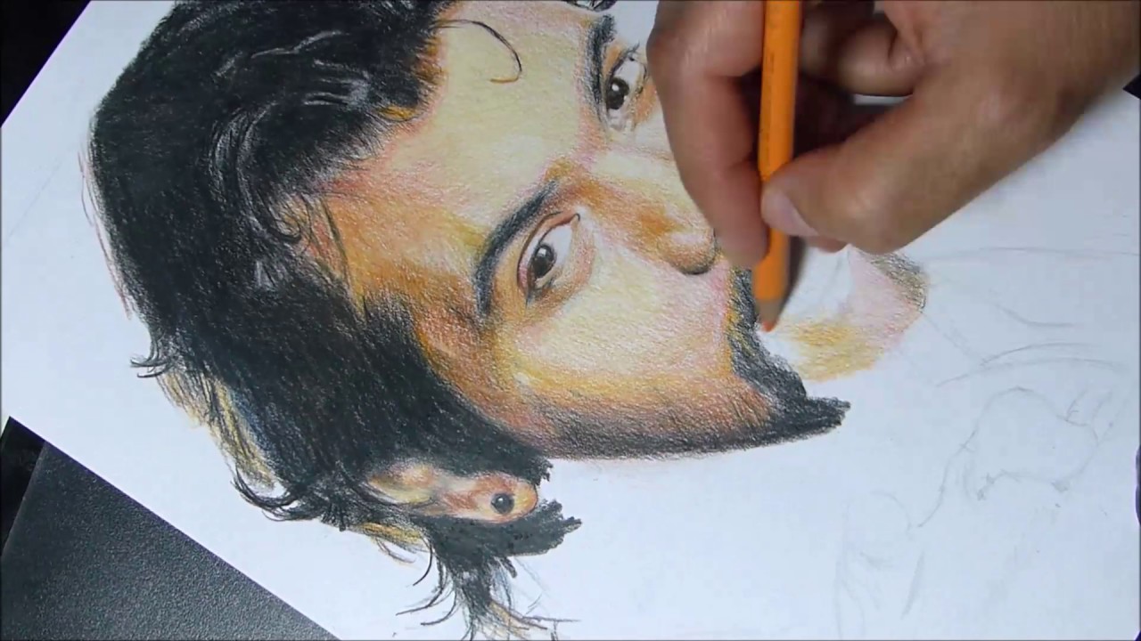 Drawing Shabbir Ahluwalia - YouTube